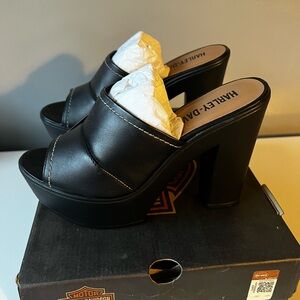 Harley-Davidson | Shoes | Harley Davidson Heels Black Size 7 Brand New ...